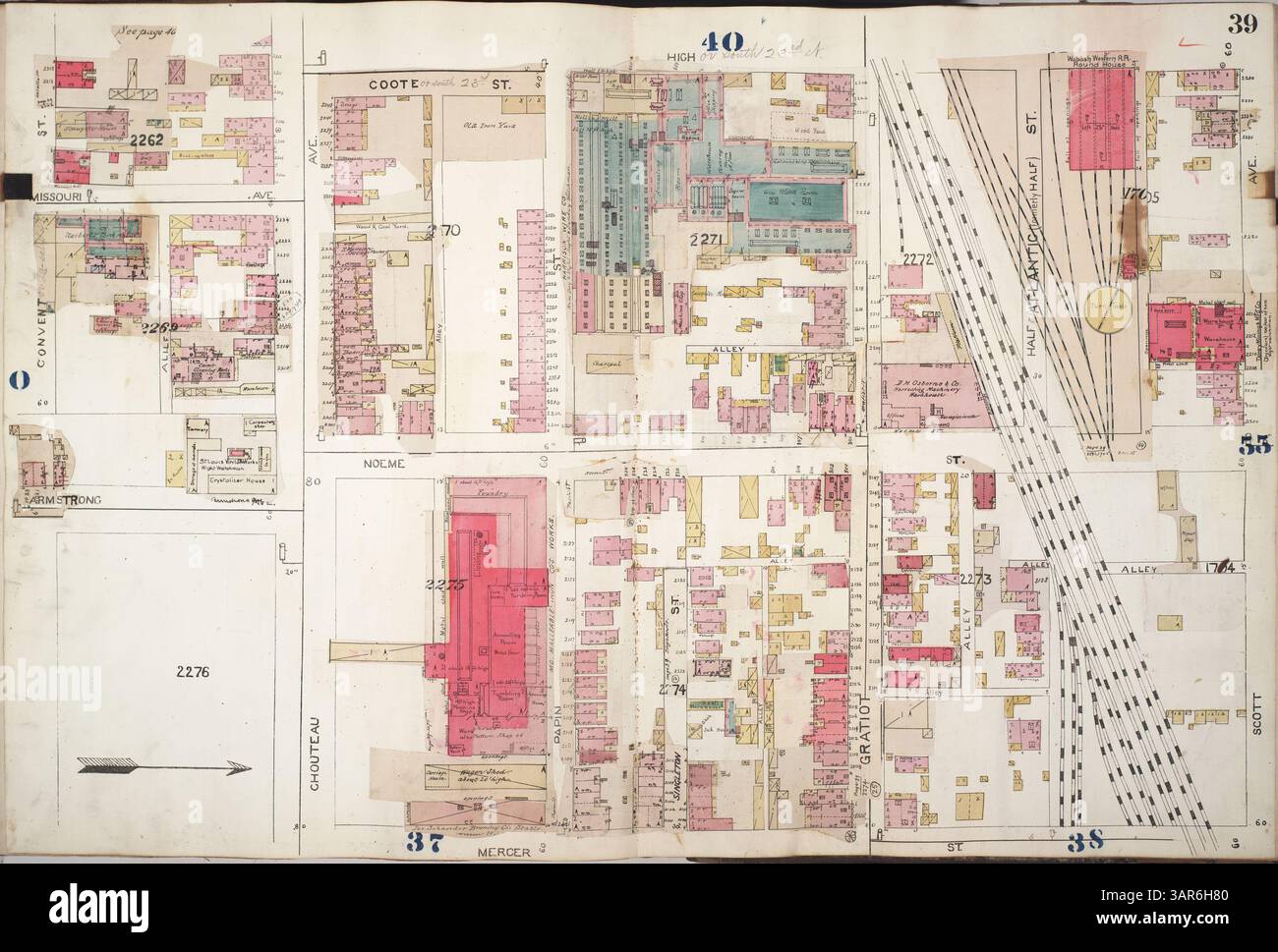 This map from 1876 by Oliver & Whipple provides a detailed fire ...
