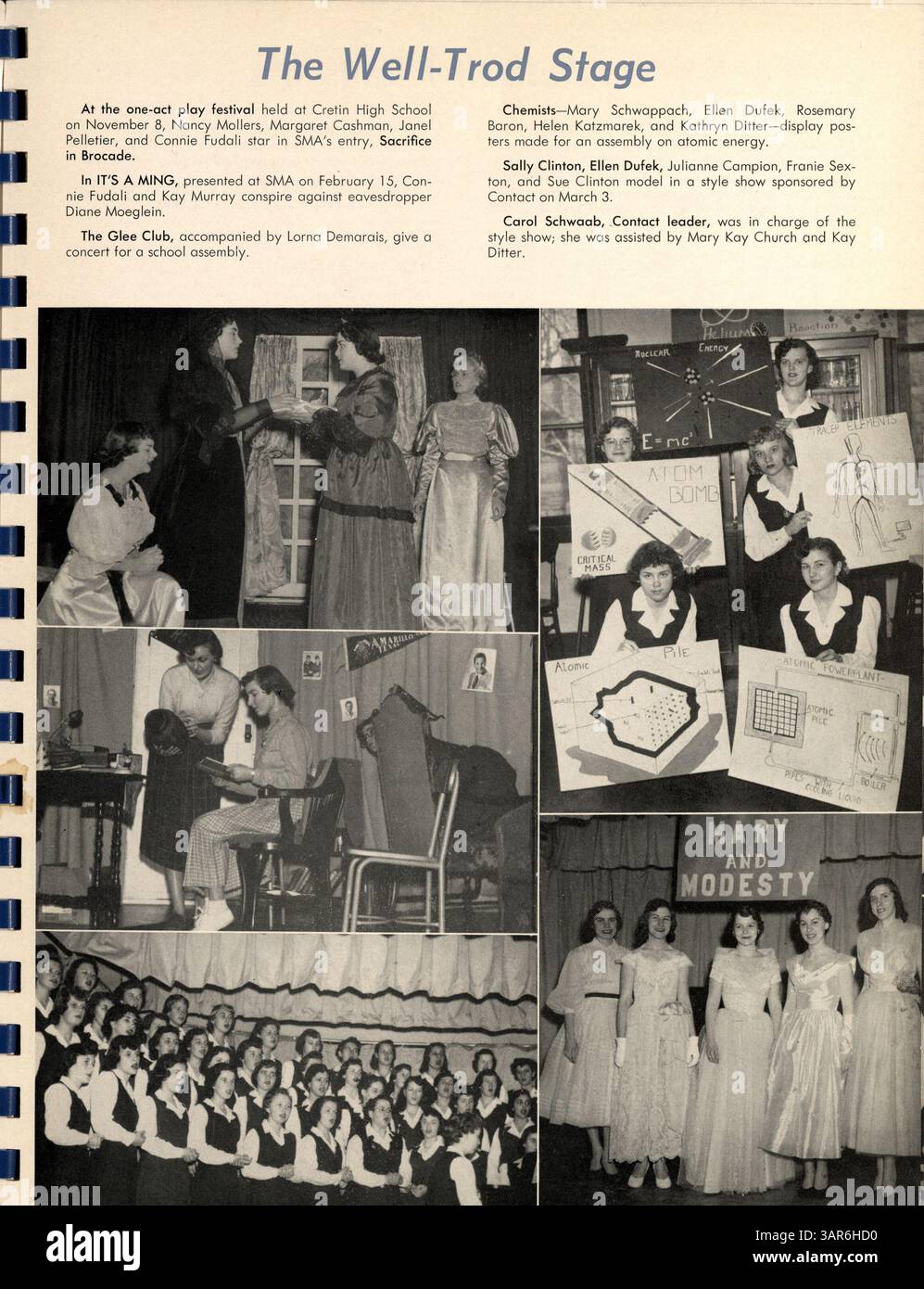 The 1953 'Dayesye' yearbook from St. Margaret's Academy records the ...