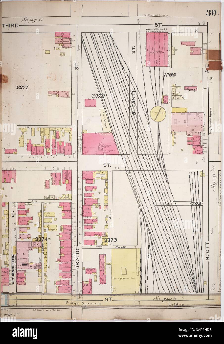 A fire insurance map from A. Whipple & Co., dated 1892, Volume 1, Page ...
