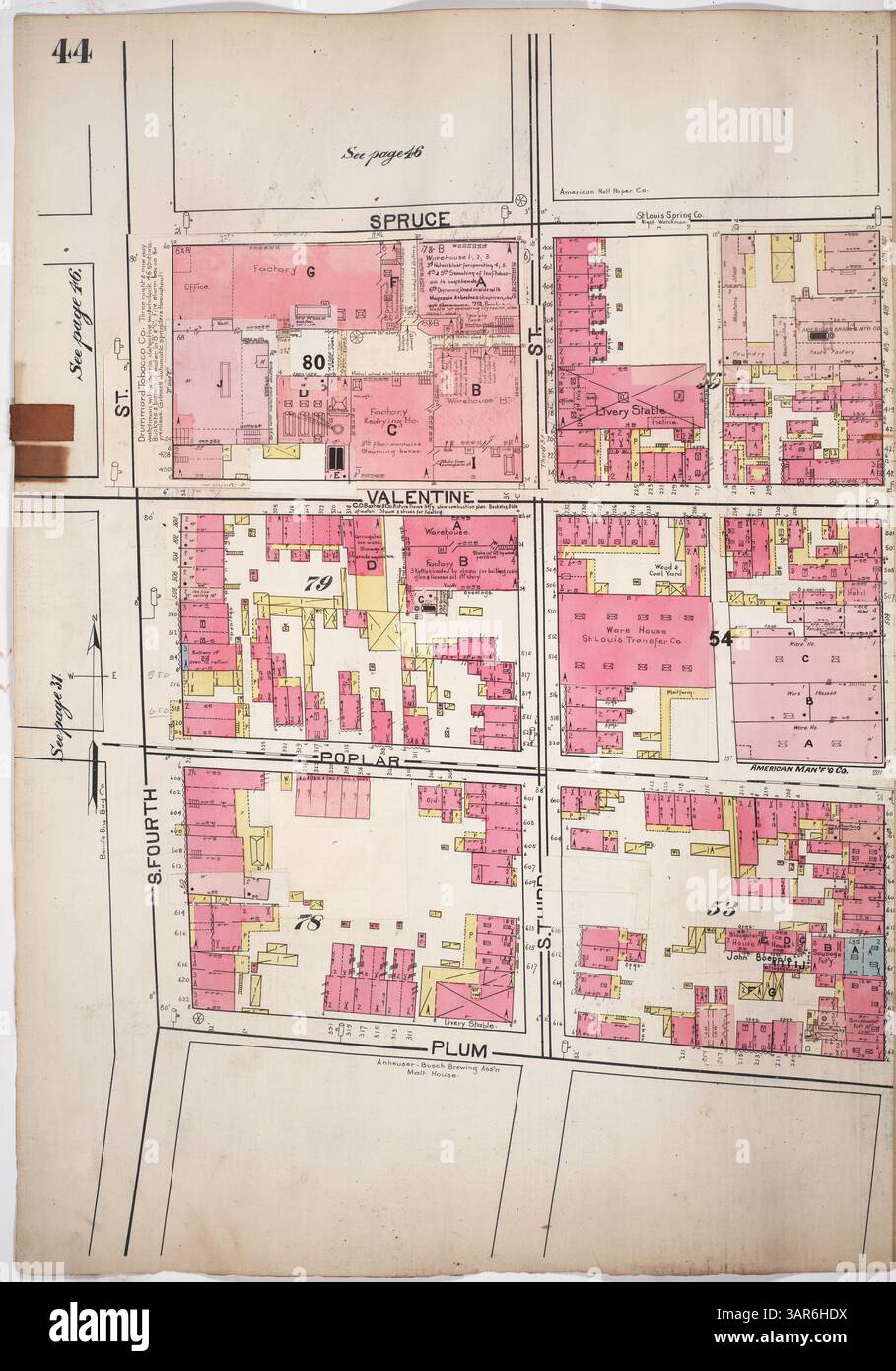 This map from A. Whipple & Co.'s Fire Insurance series, dated 1892 ...