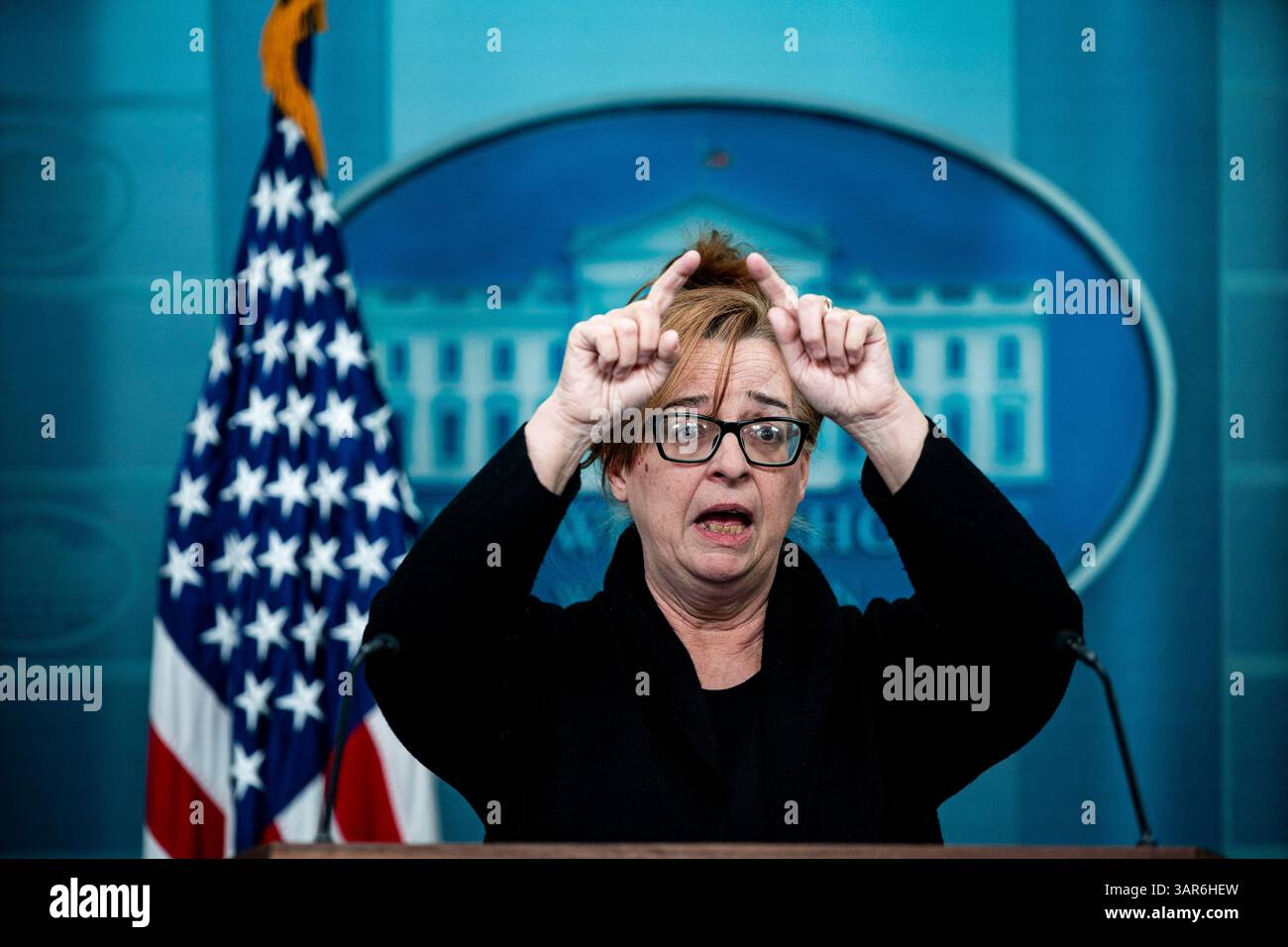 Patty Morin, mother of Rachel Morin, speaks during a news conference in ...