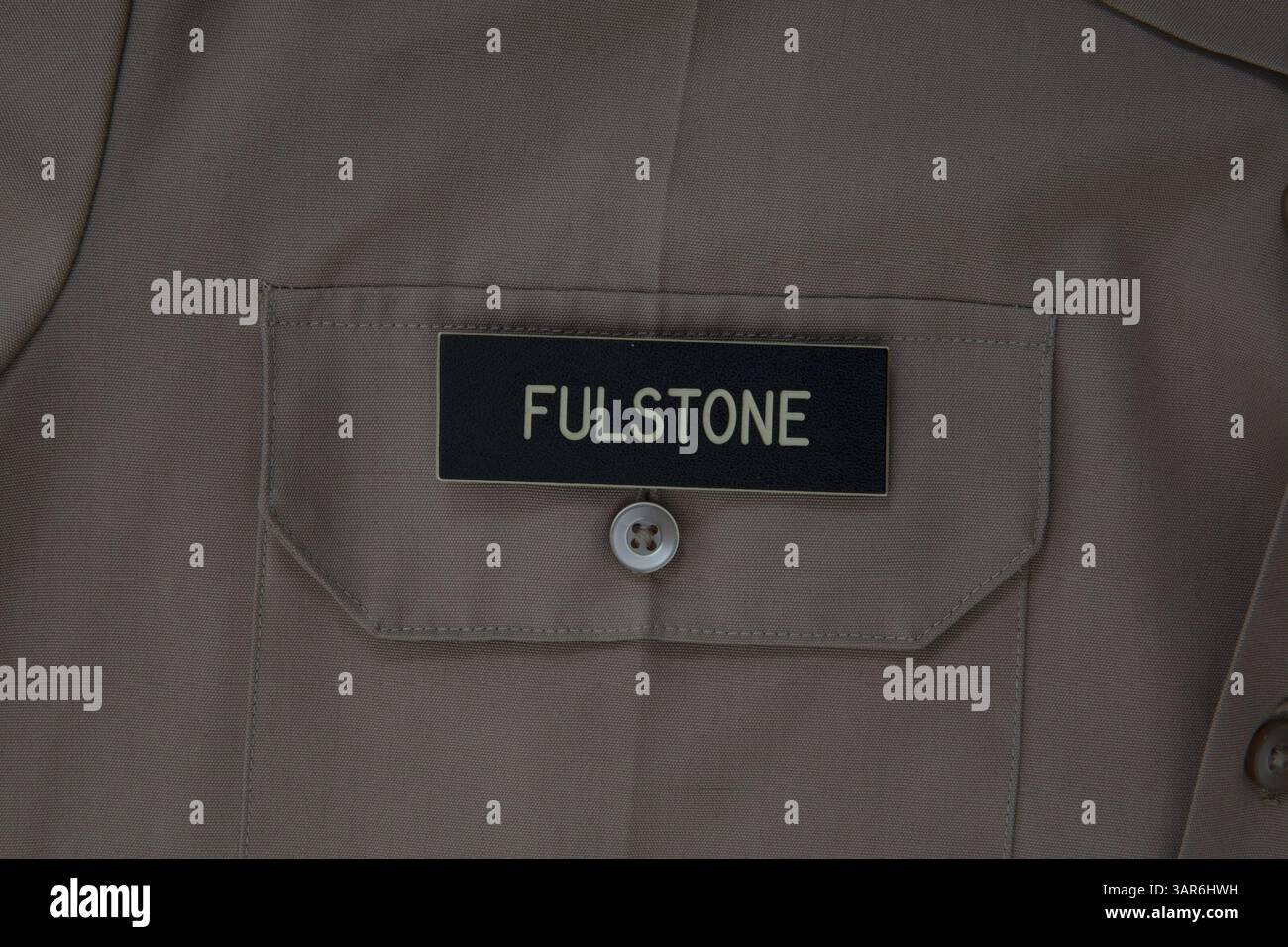 This United States Army dress uniform shirt belonged to Robert Fulstone ...
