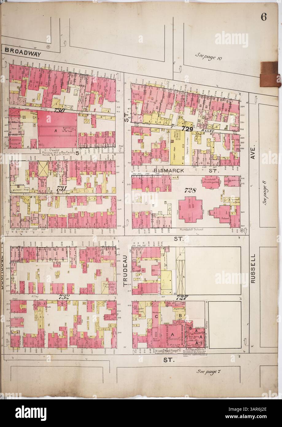 A fire insurance map created by A. Whipple & Co. in 1892, Volume 1 ...