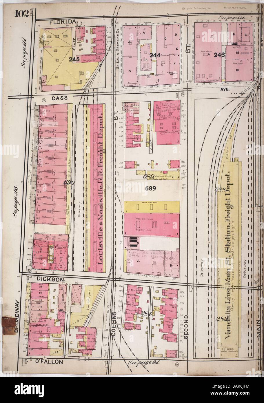 A page from A. Whipple & Co.'s 1892 Fire Insurance Maps, Volume 2, Page ...