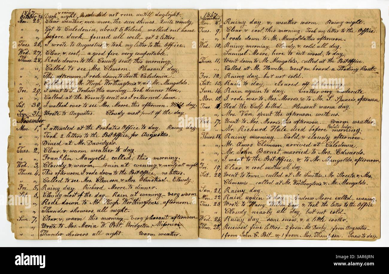 The Eliza G. Randolph Post Collection, Volume 9, Book 8, captures ...