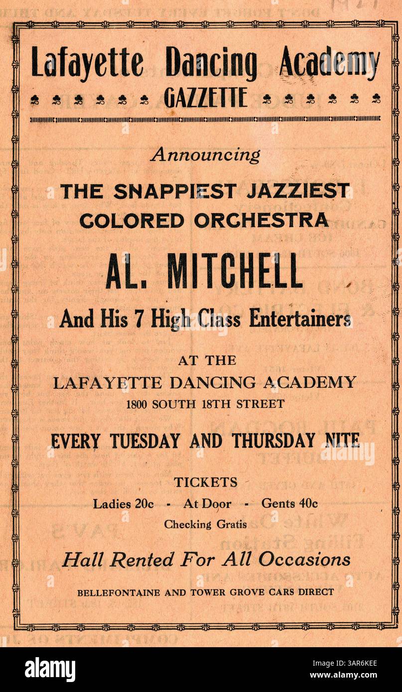 Lafayette dancing academy hi-res stock photography and images - Alamy