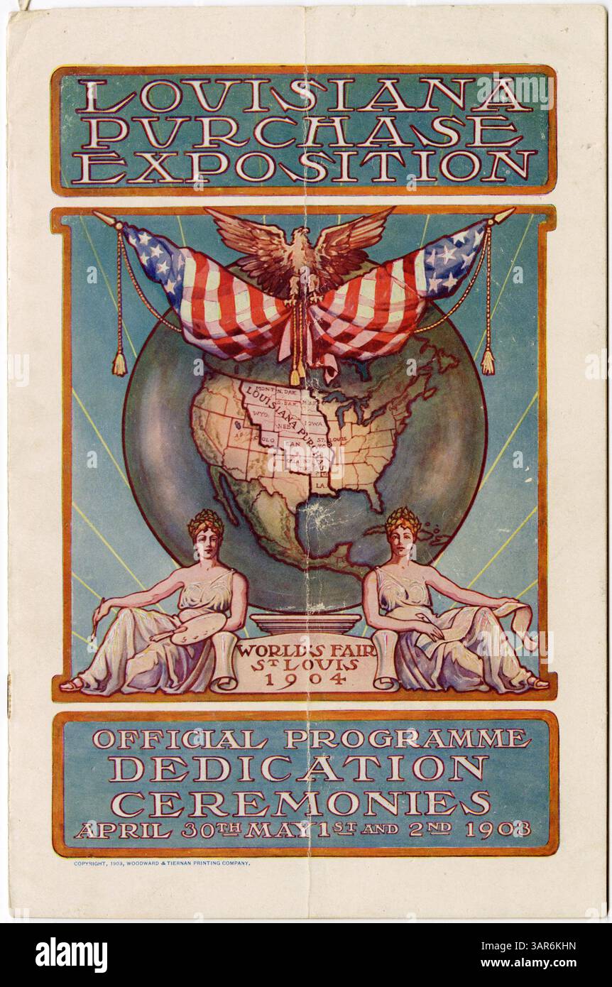 This is the official program booklet for the 1903 dedication ceremonies ...