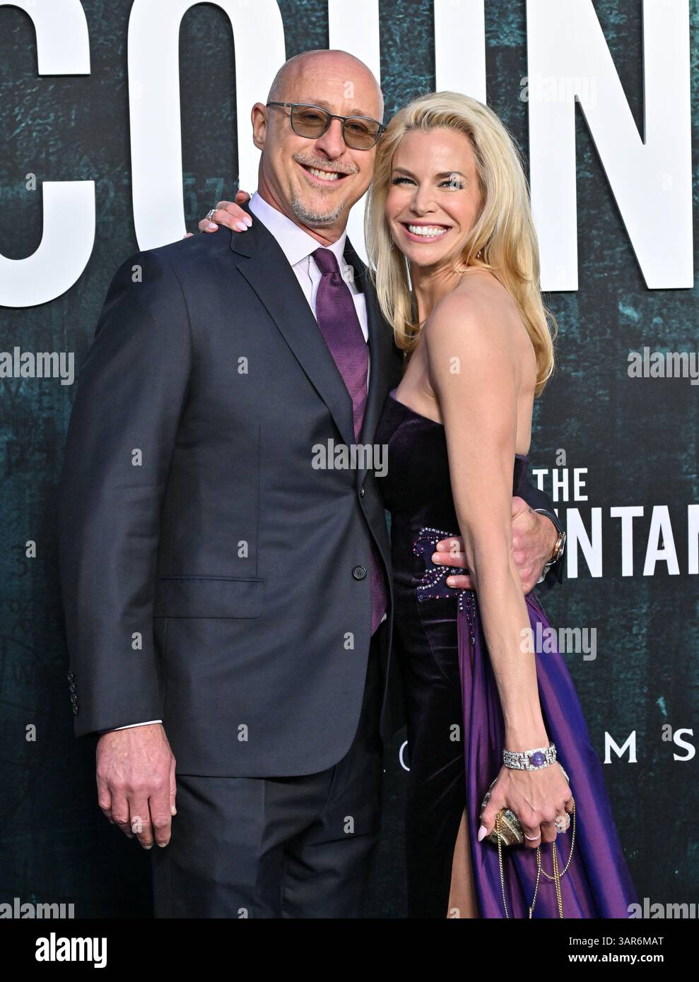 Hollywood, USA. 16th Apr, 2025. Gavin O'Connor and Brooke Burns ...