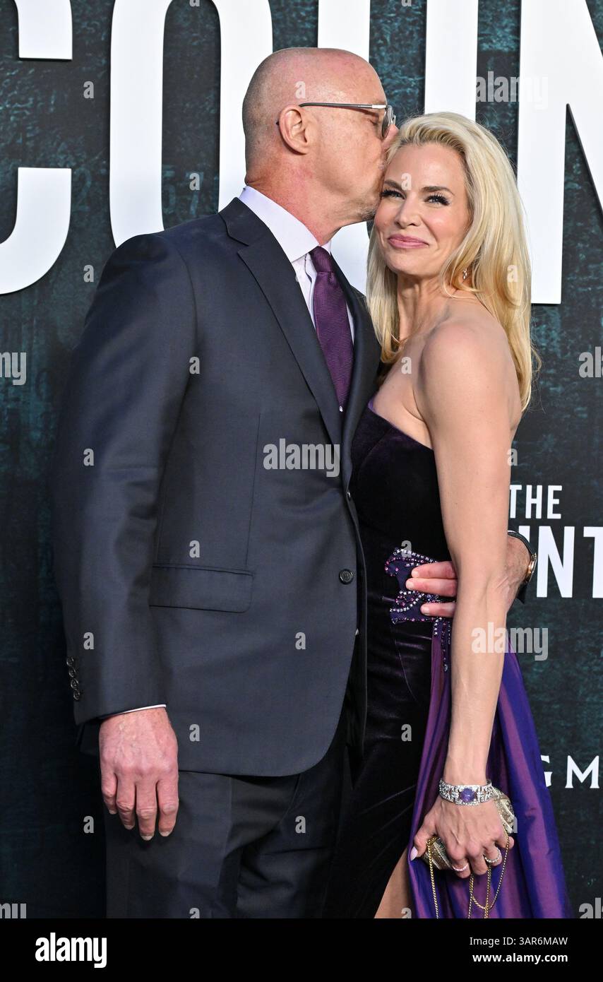 Hollywood, USA. 16th Apr, 2025. Gavin O'Connor and Brooke Burns ...