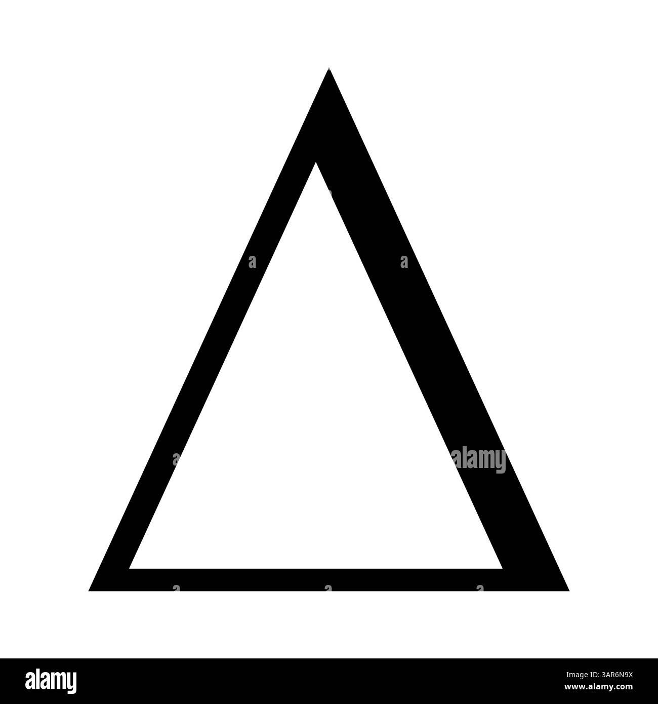 Greek letter Delta Symbol Bold Outline Stock Vector Image & Art - Alamy