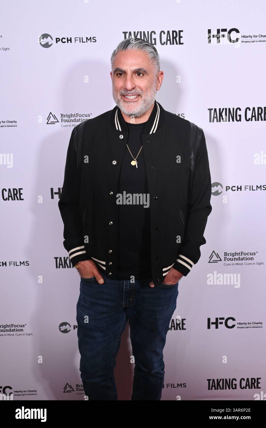 Los Angeles, CA USA - April 16, 2025: Reza Farahan attends the premiere ...