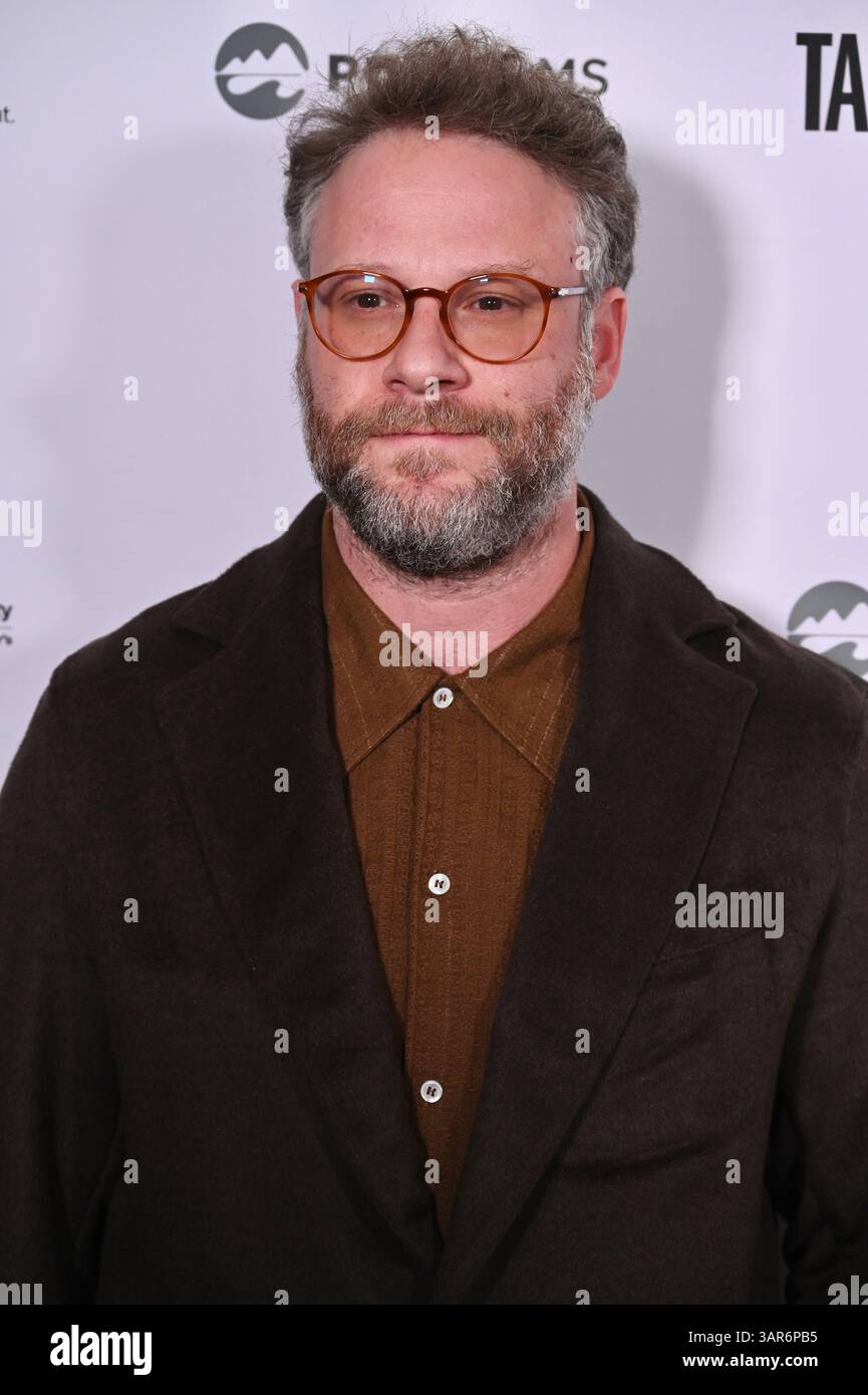 Los Angeles, CA USA - April 16, 2025: Seth Rogen attends the premiere ...
