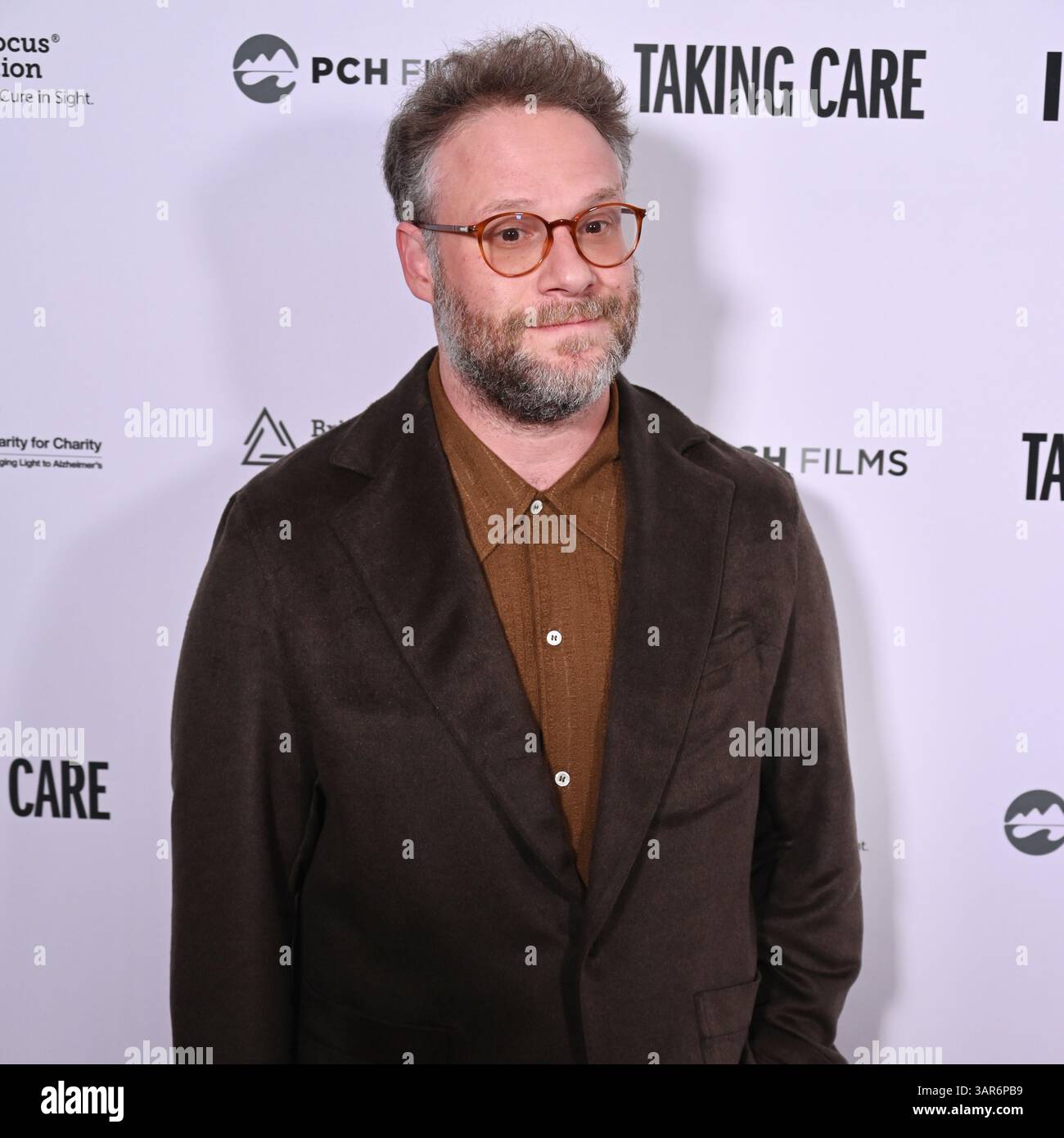 Los Angeles, CA USA - April 16, 2025: Seth Rogen attends the premiere ...
