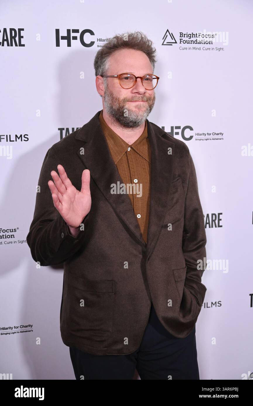Los Angeles, CA USA - April 16, 2025: Seth Rogen attends the premiere ...