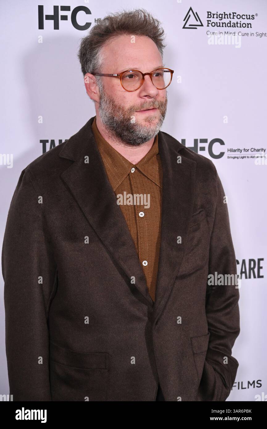 Los Angeles, CA USA - April 16, 2025: Seth Rogen attends the premiere ...