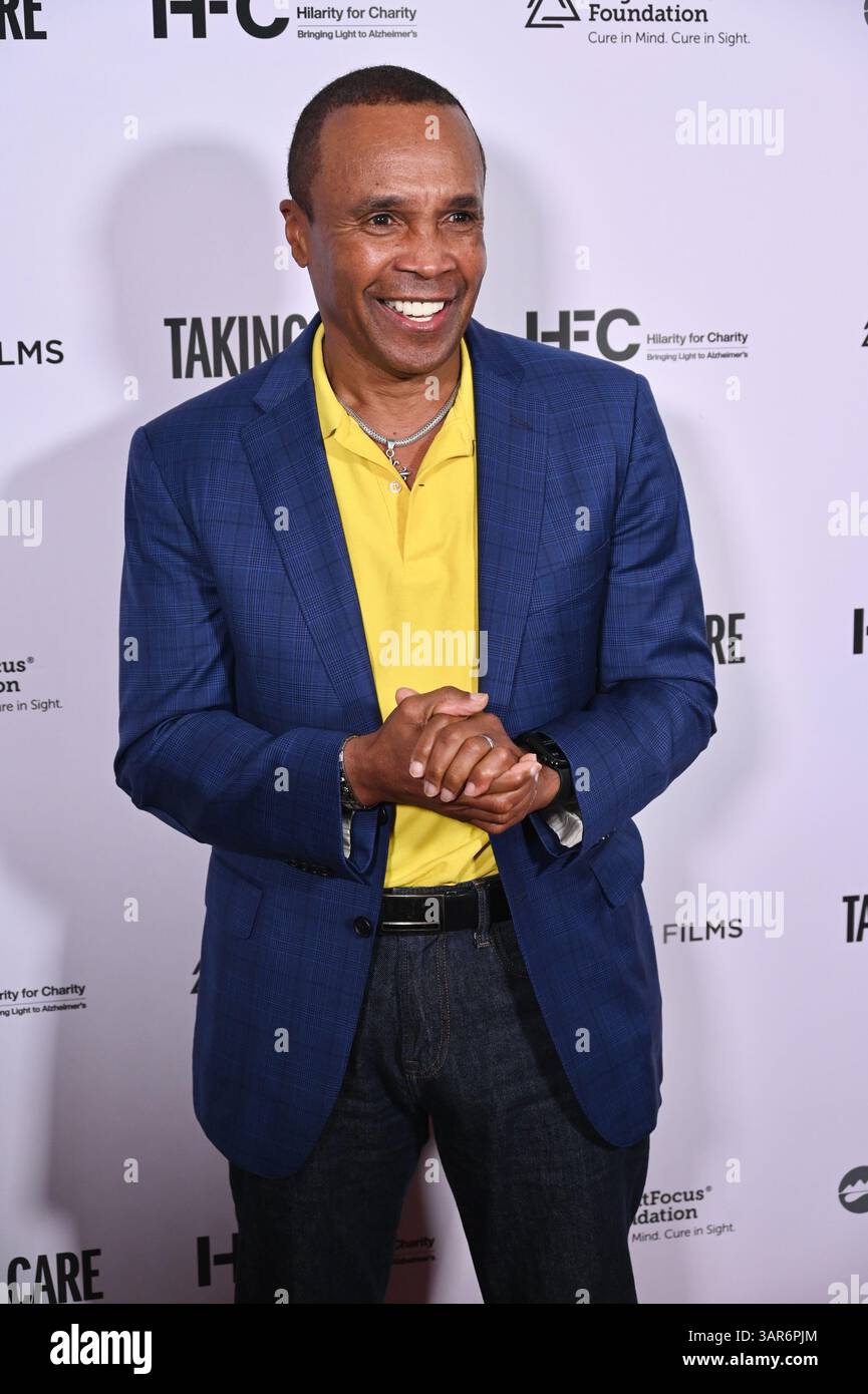 Los Angeles, CA USA - April 16, 2025: Sugar Ray Leonard attends the ...