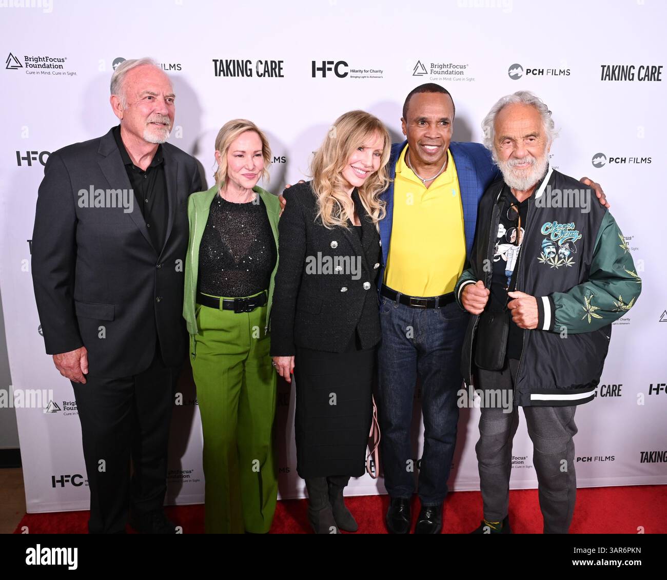 Los Angeles, CA USA - April 16, 2025: James Keach, Sugar Ray Leonard ...