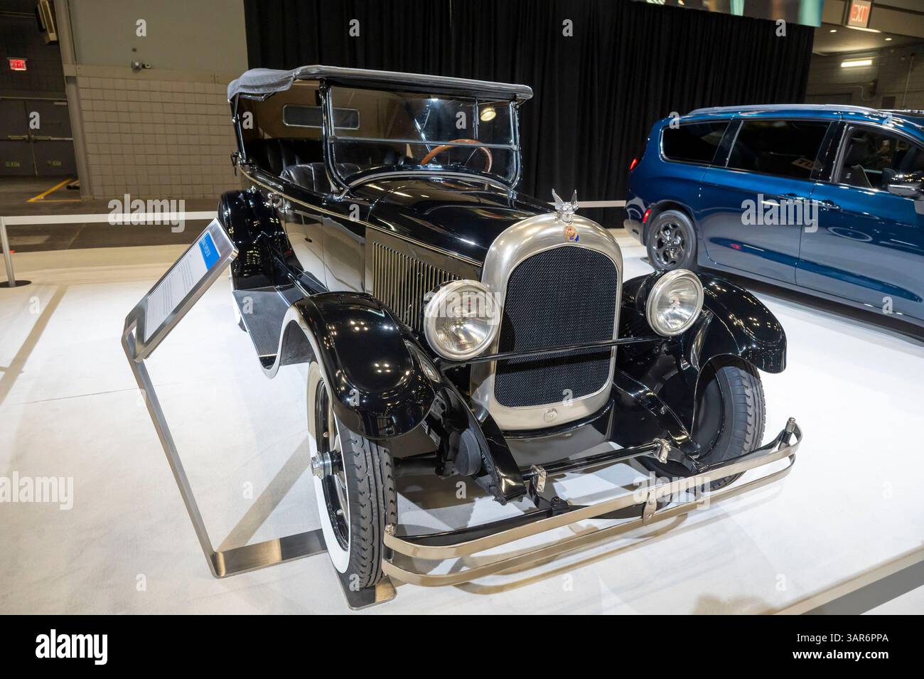 NEW YORK, NEW YORK - APRIL 16: A 1924 Original Chrysler Six seen during ...