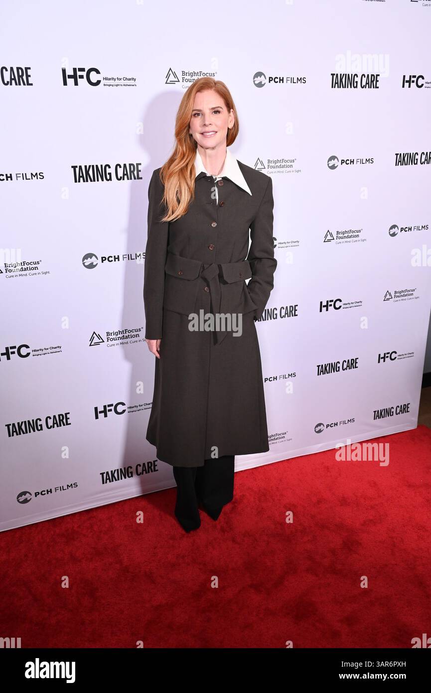 Los Angeles, CA USA - April 16, 2025: Sarah Rafferty attends the ...