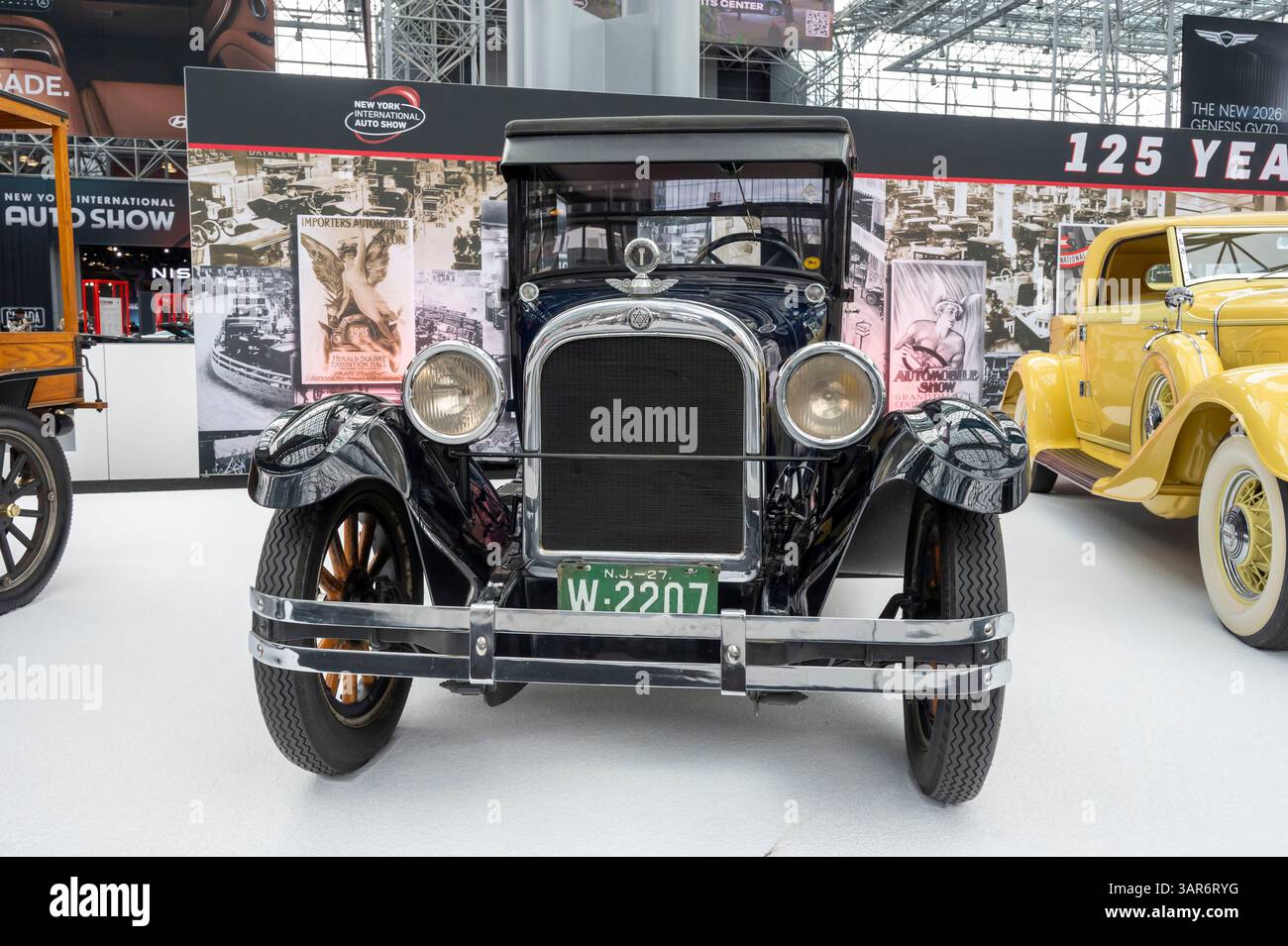 NEW YORK, NEW YORK - APRIL 16: A 1927 Dodge Brothers Standard Six seen ...