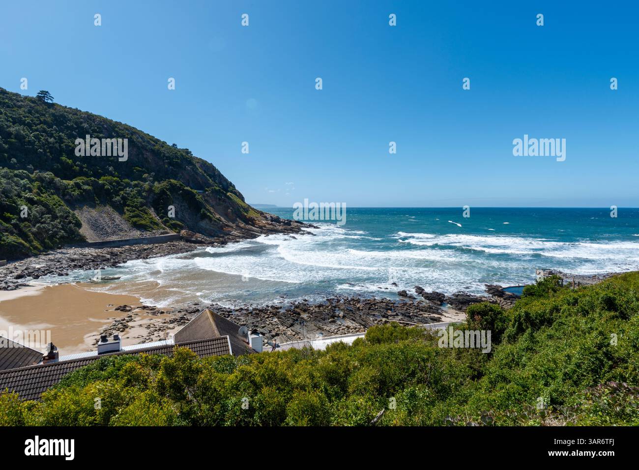 Iconic surf spot, Victoria Bay near George on the Garden Route, Western ...