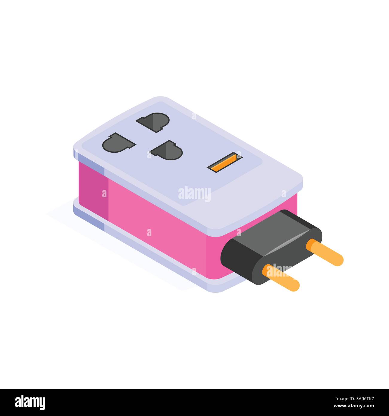 Universal power plug for connecting devices to electrical outlets Stock ...