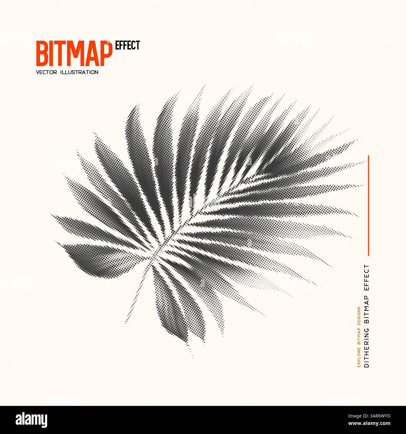 Leaves black grunge effect Stock Vector Images - Alamy