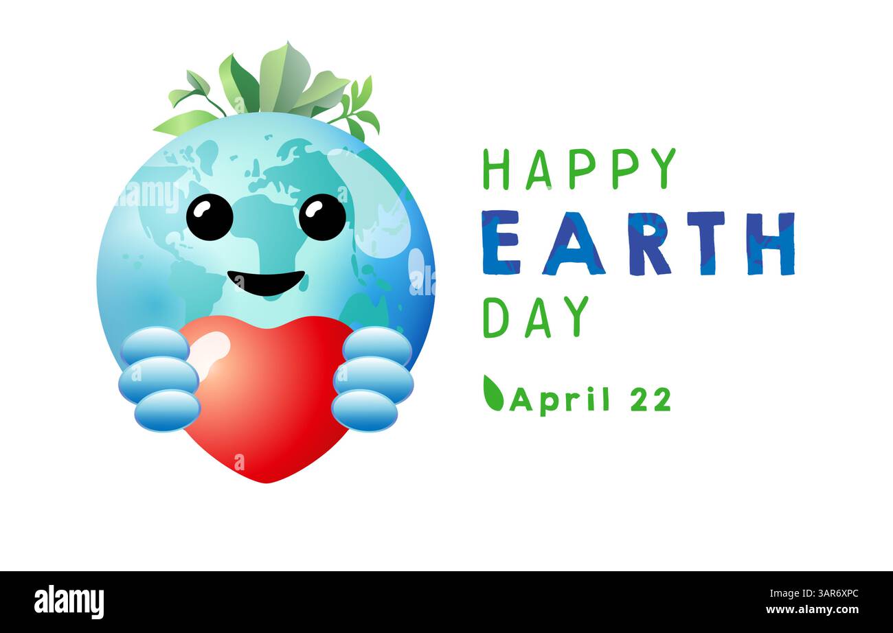 Love care planet heart Cut Out Stock Images & Pictures - Alamy