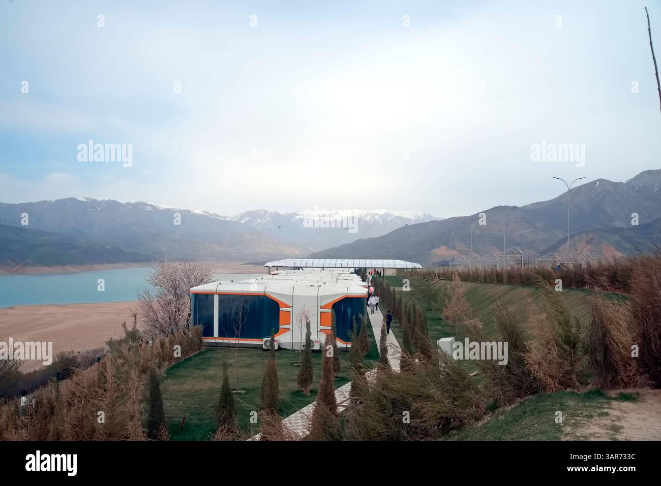 Charvak (chorvoq) Reservoir, Uzbekistan – March 22, 2025, Around the ...