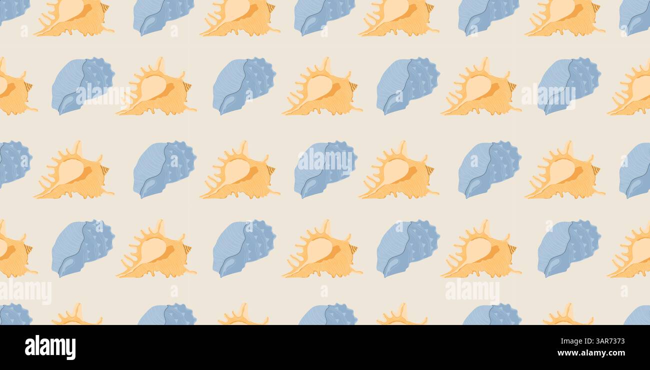 Shells seaweed on beach Stock Vector Images - Alamy