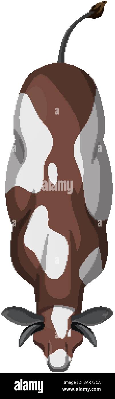 Aerial view top down from Stock Vector Images - Alamy