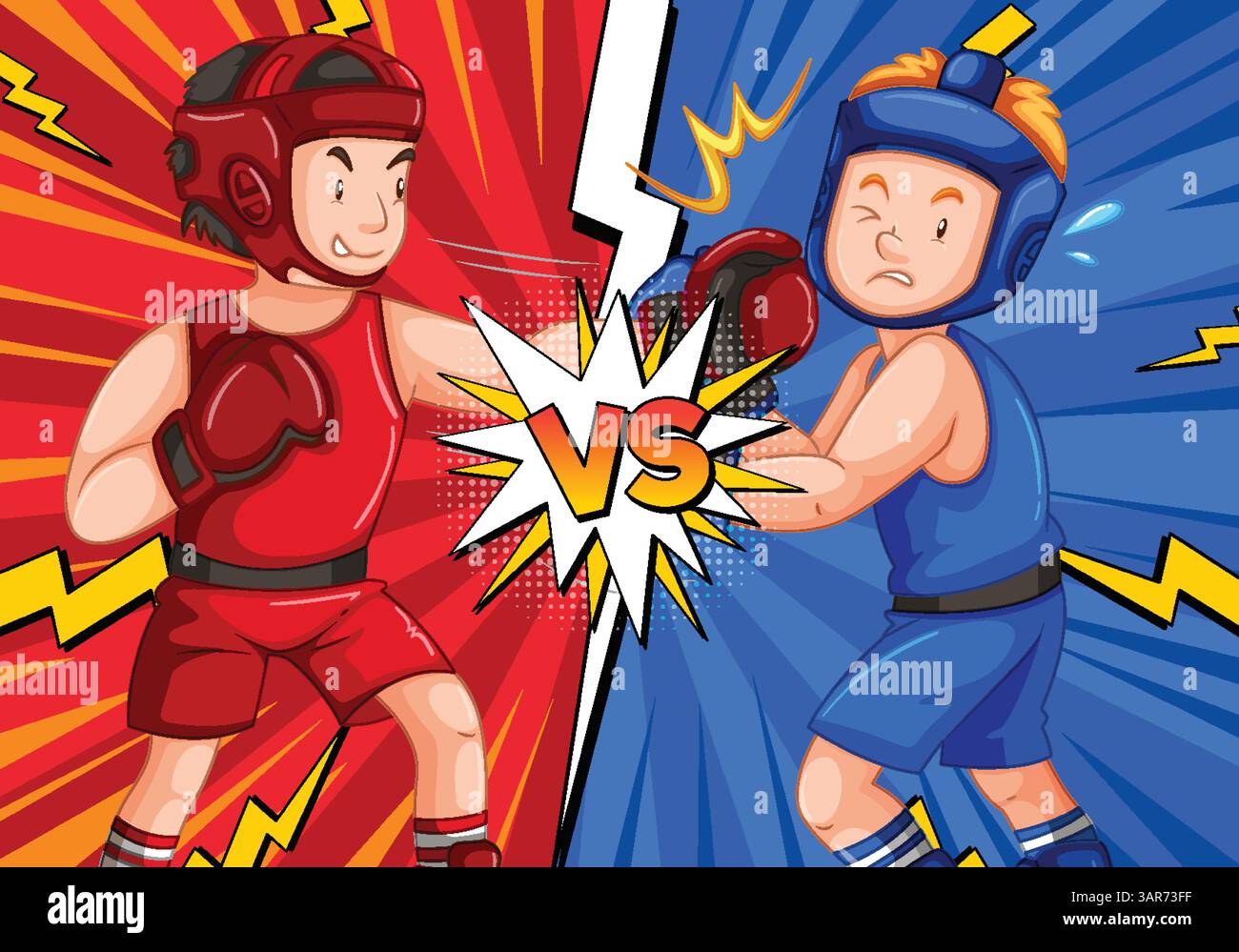 The intensity of competition Stock Vector Images - Alamy