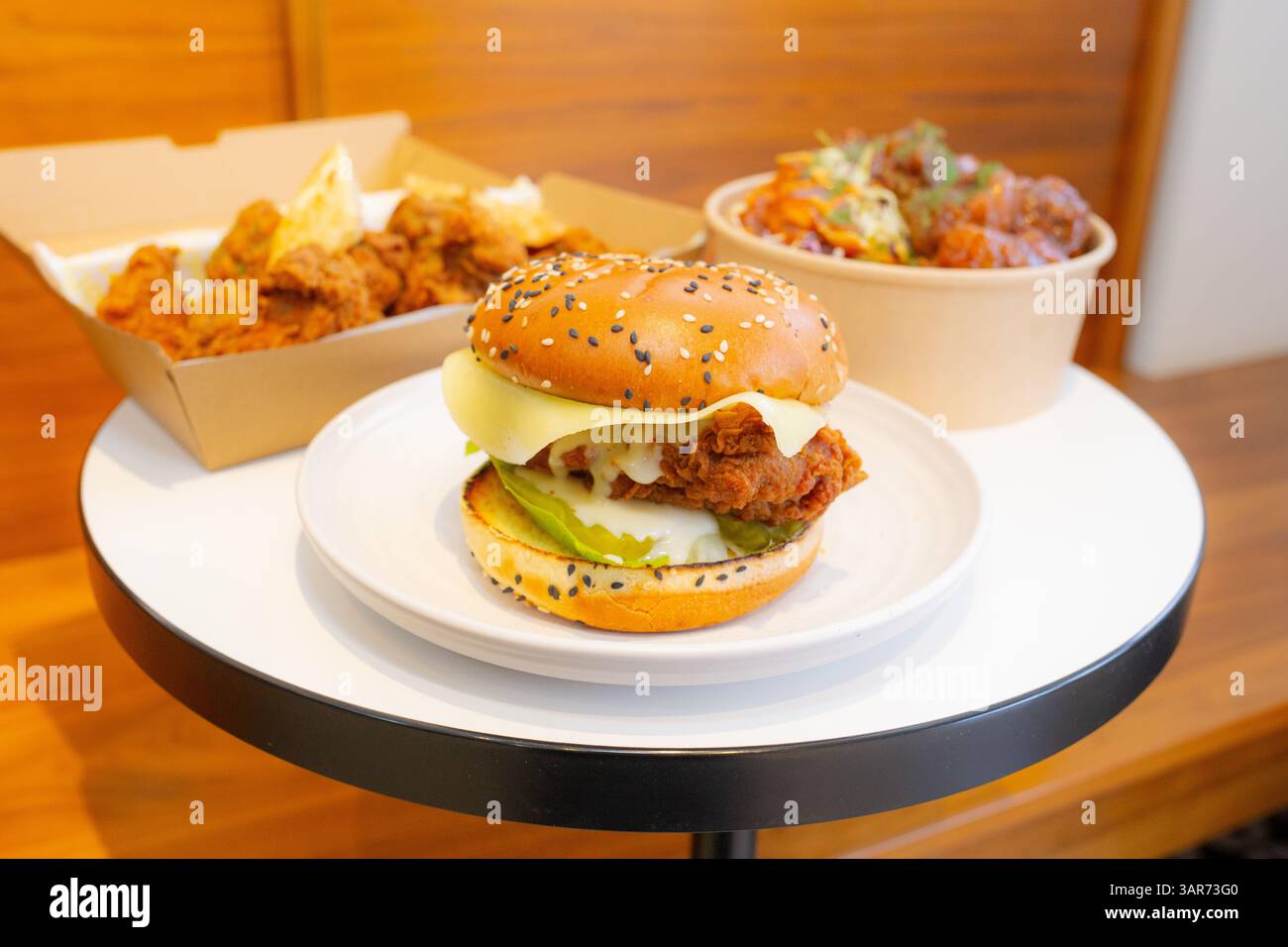 Gochujang burger hi-res stock photography and images - Alamy