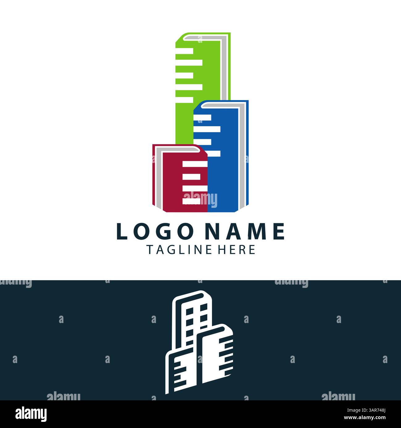 book building logo design vector Stock Vector Image & Art - Alamy
