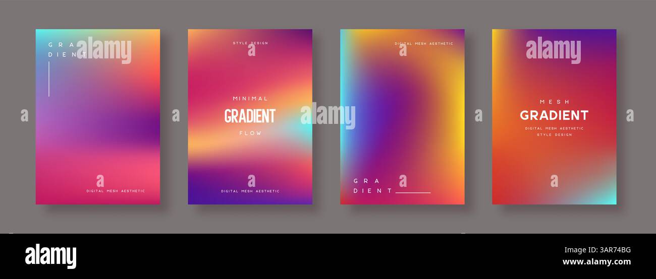 Abstract sunrise gradient background Stock Vector Images - Alamy