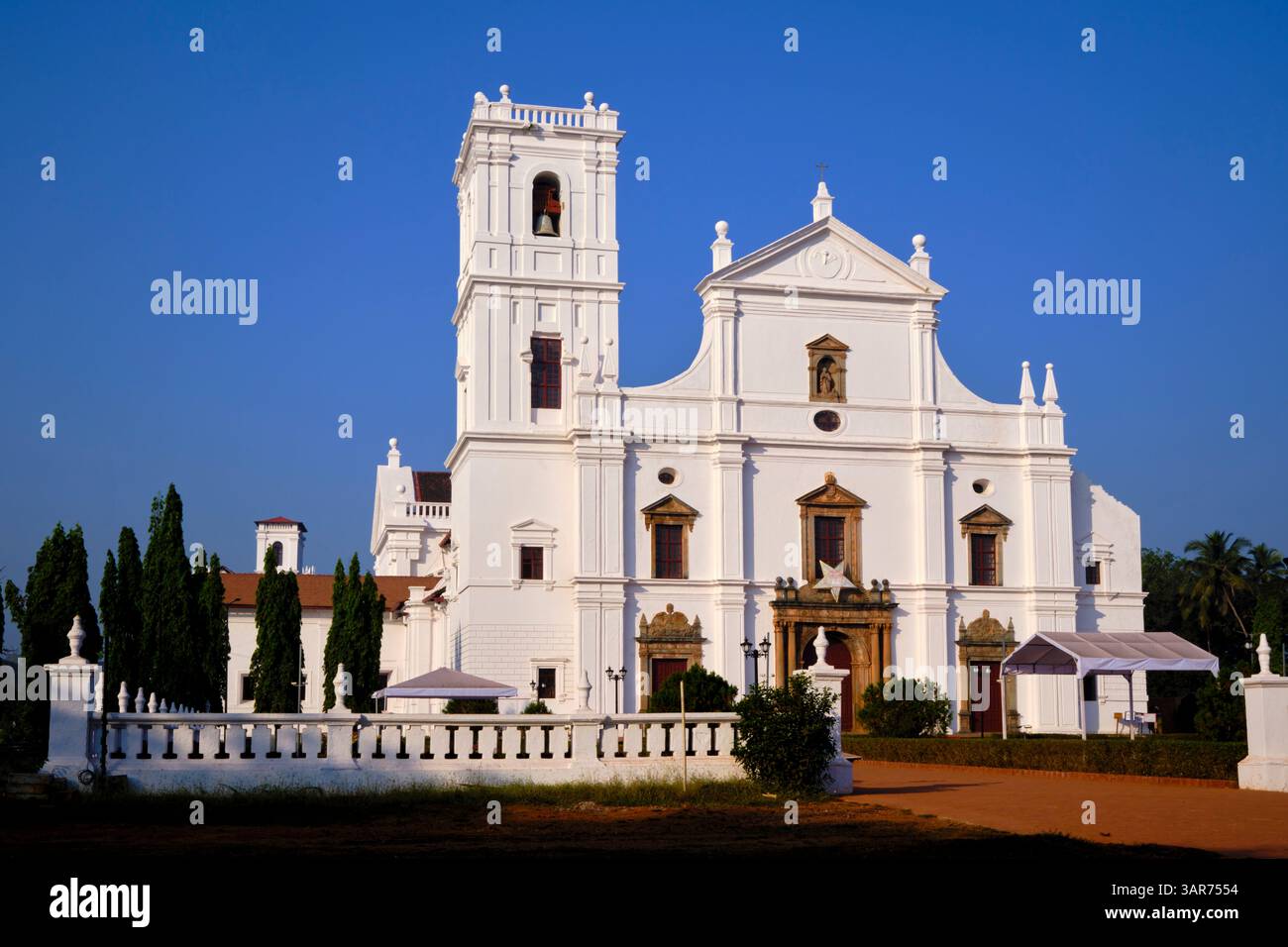 India, state of Goa, Old Goa (Velha Goa), Se Cathedral Stock Photo - Alamy