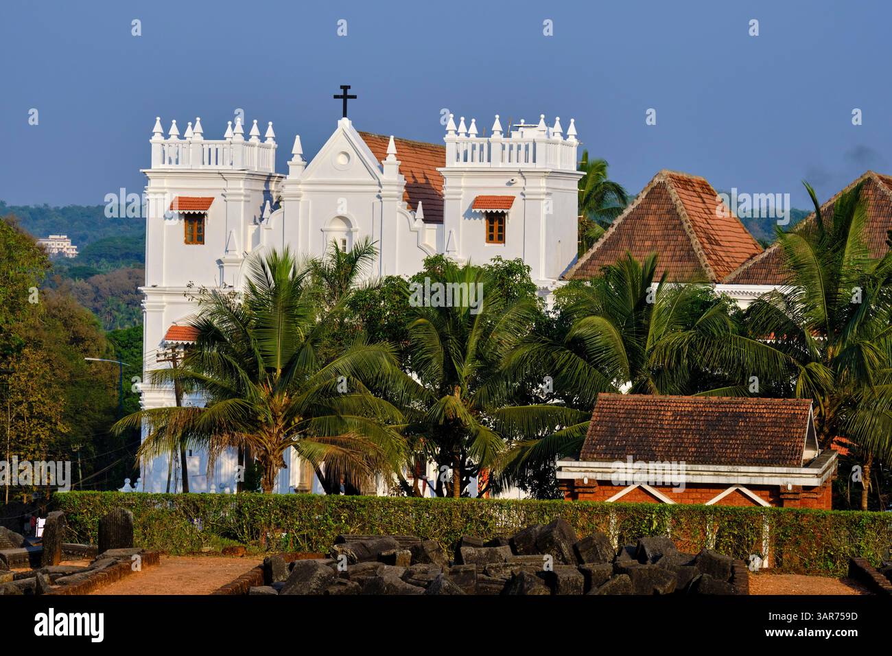 India, Goa State, Old Goa (Velha Goa), St. John of God Church and ...