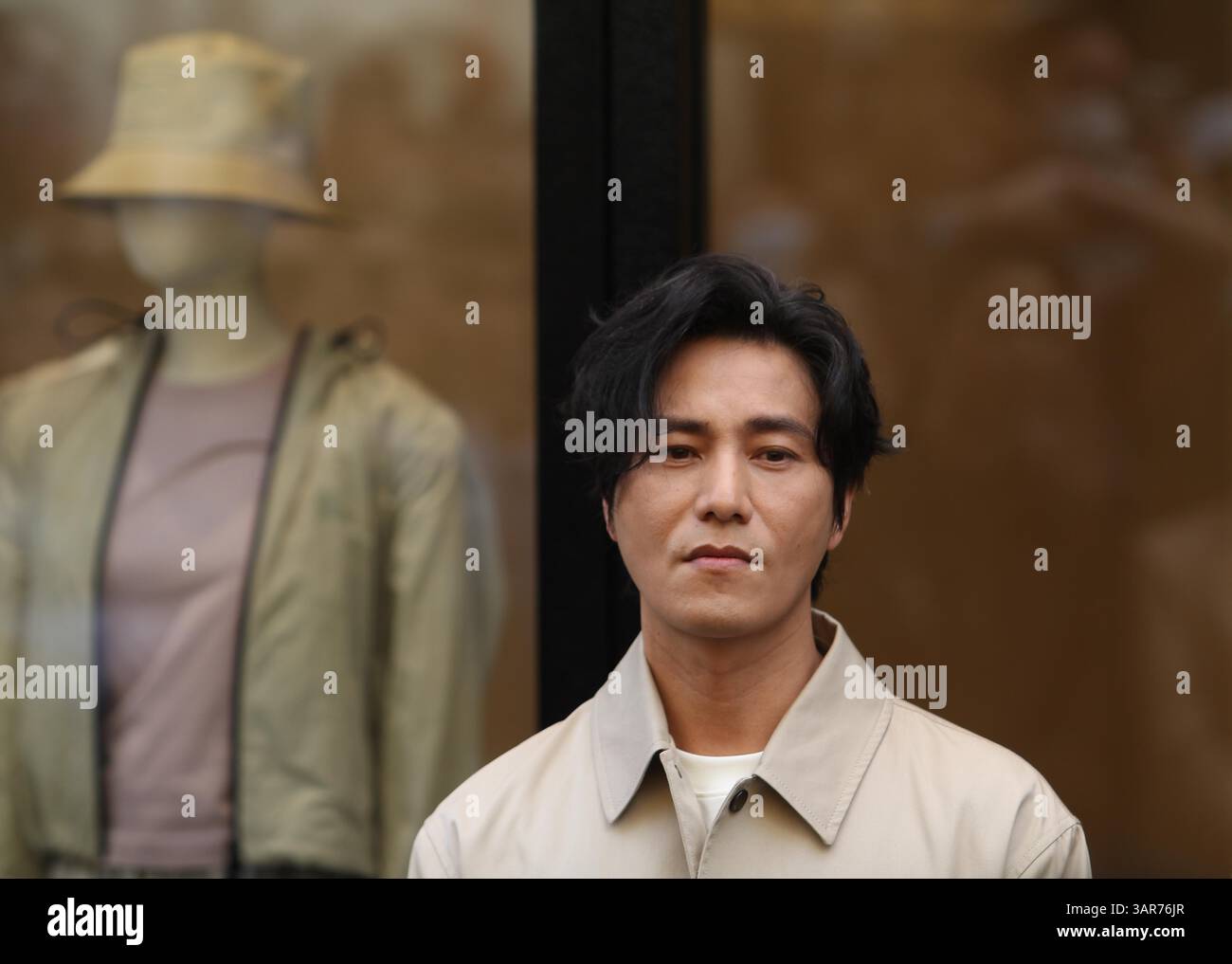 Chinese actor, singer and producer Chen Kun attends an activity in ...