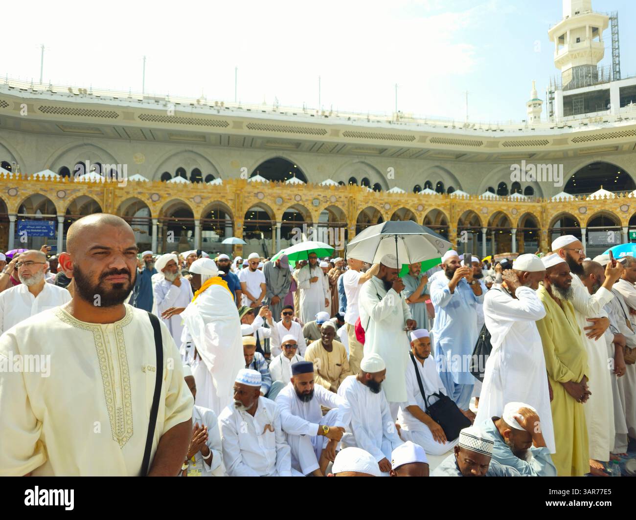 Mecca, Saudi Arabia, June 21 2024: the circumambulation of the grand ...