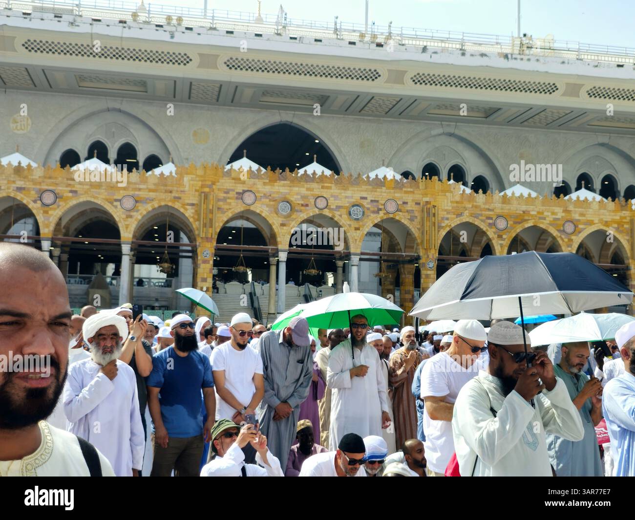 Mecca, Saudi Arabia, June 21 2024: the circumambulation of the grand ...
