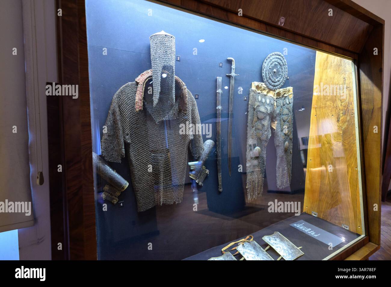 Exhibition of old weapons artifacts in Georgian National Museum in ...