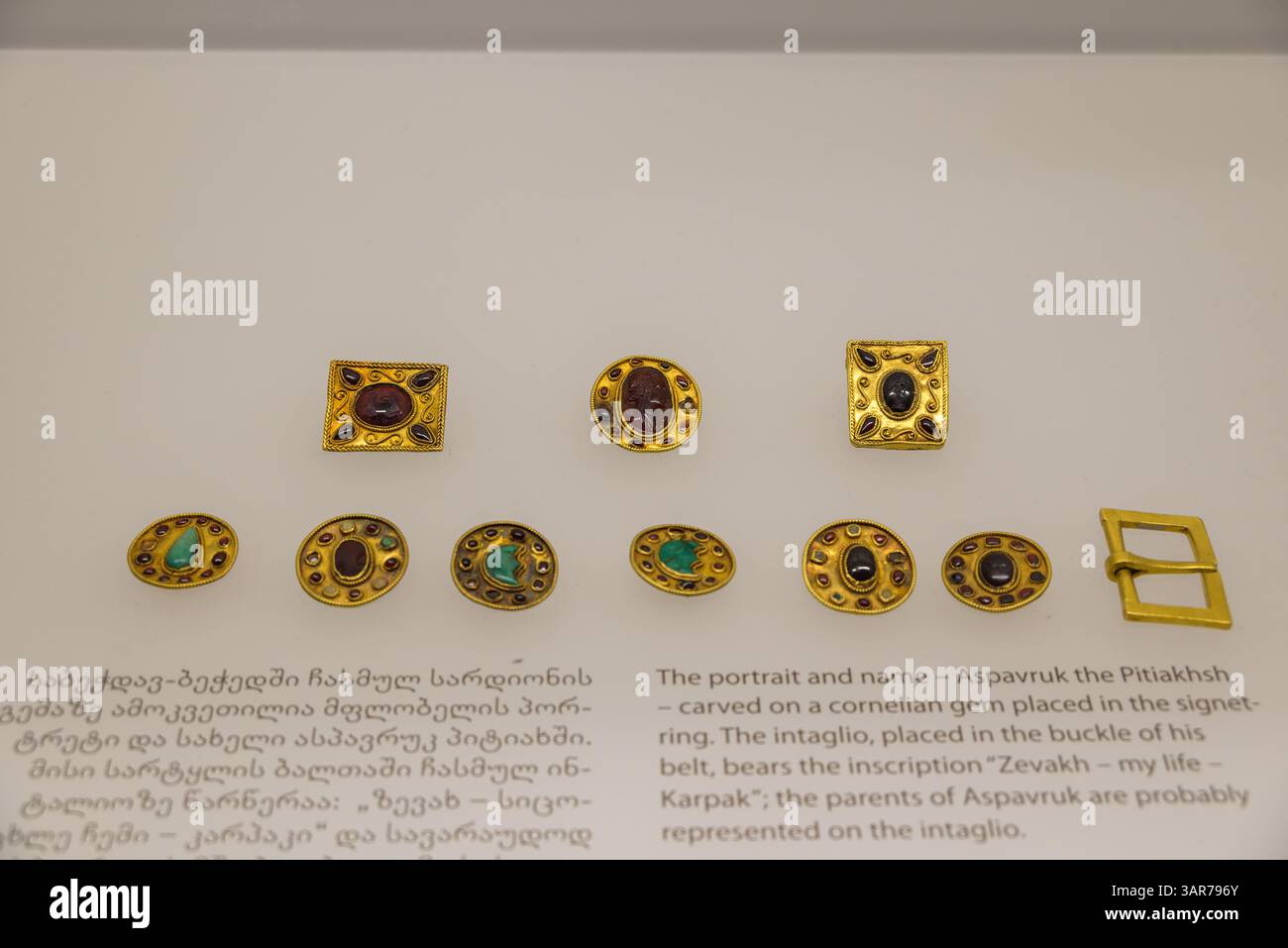 Archaeological Treasury Exhibition of ancient artifacts, gold, silver ...