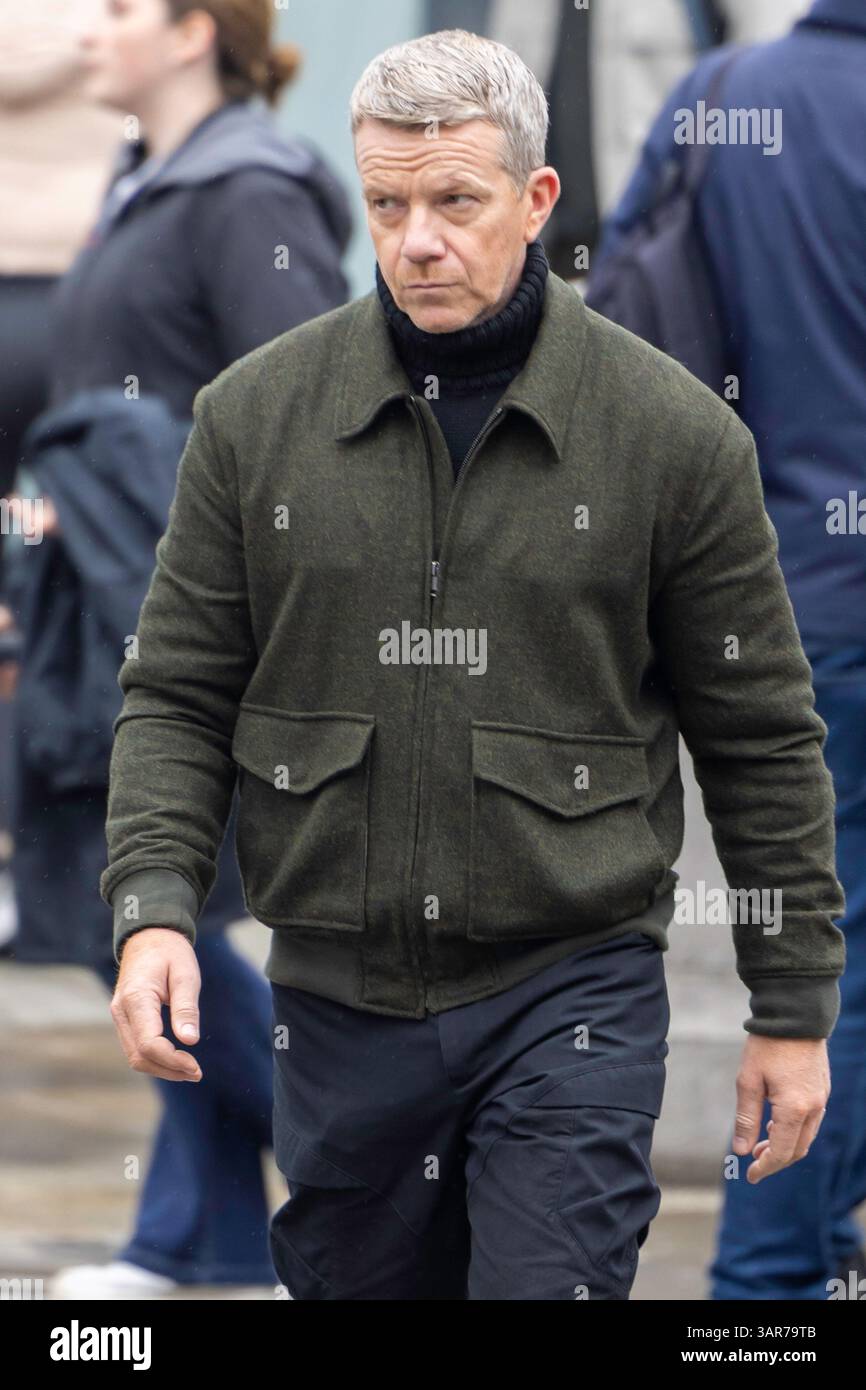 Actors Are Seen Filming The Jack Ryan Movie At Trafalgar Square In ...