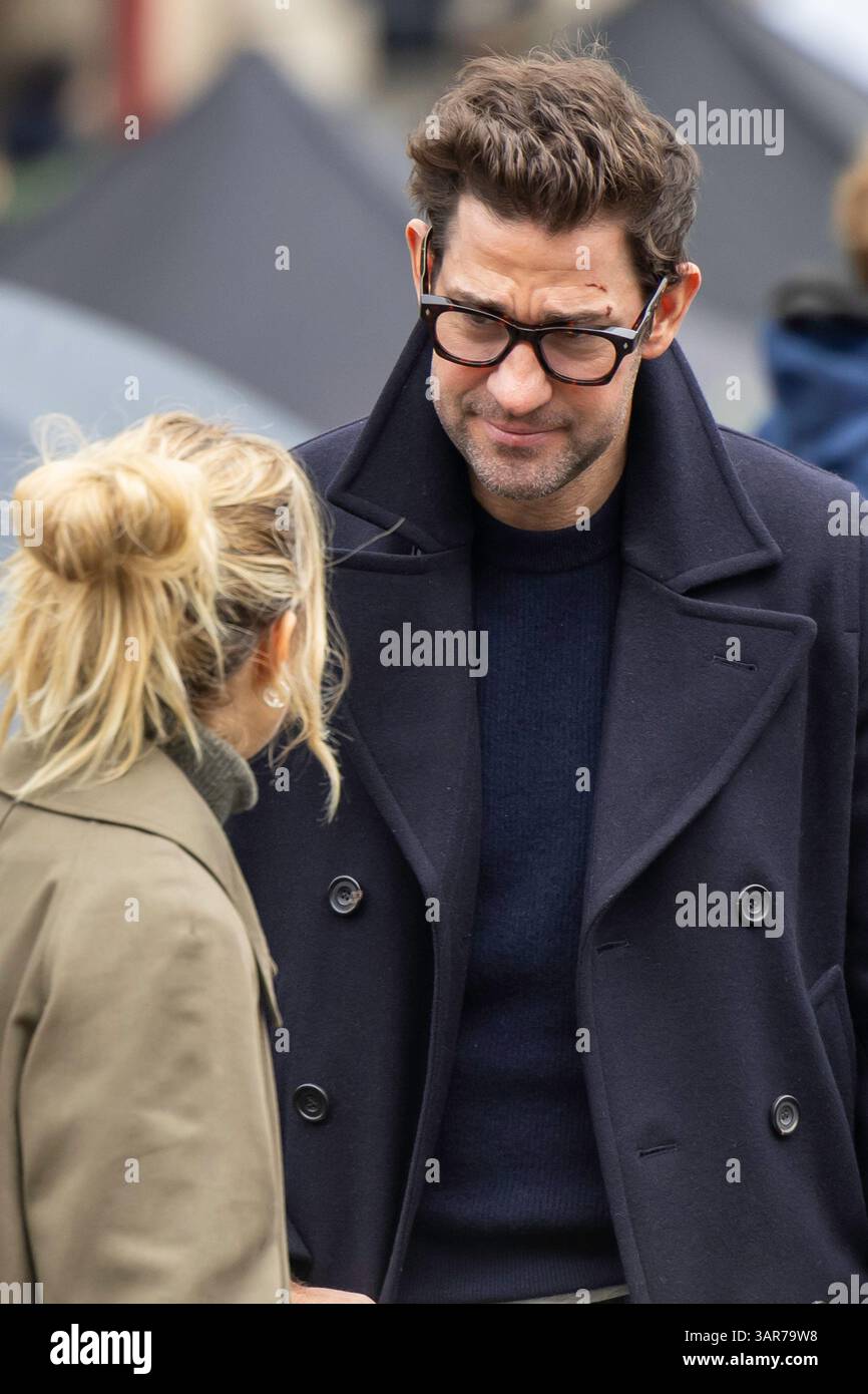 Actors Are Seen Filming The Jack Ryan Movie At Trafalgar Square In ...
