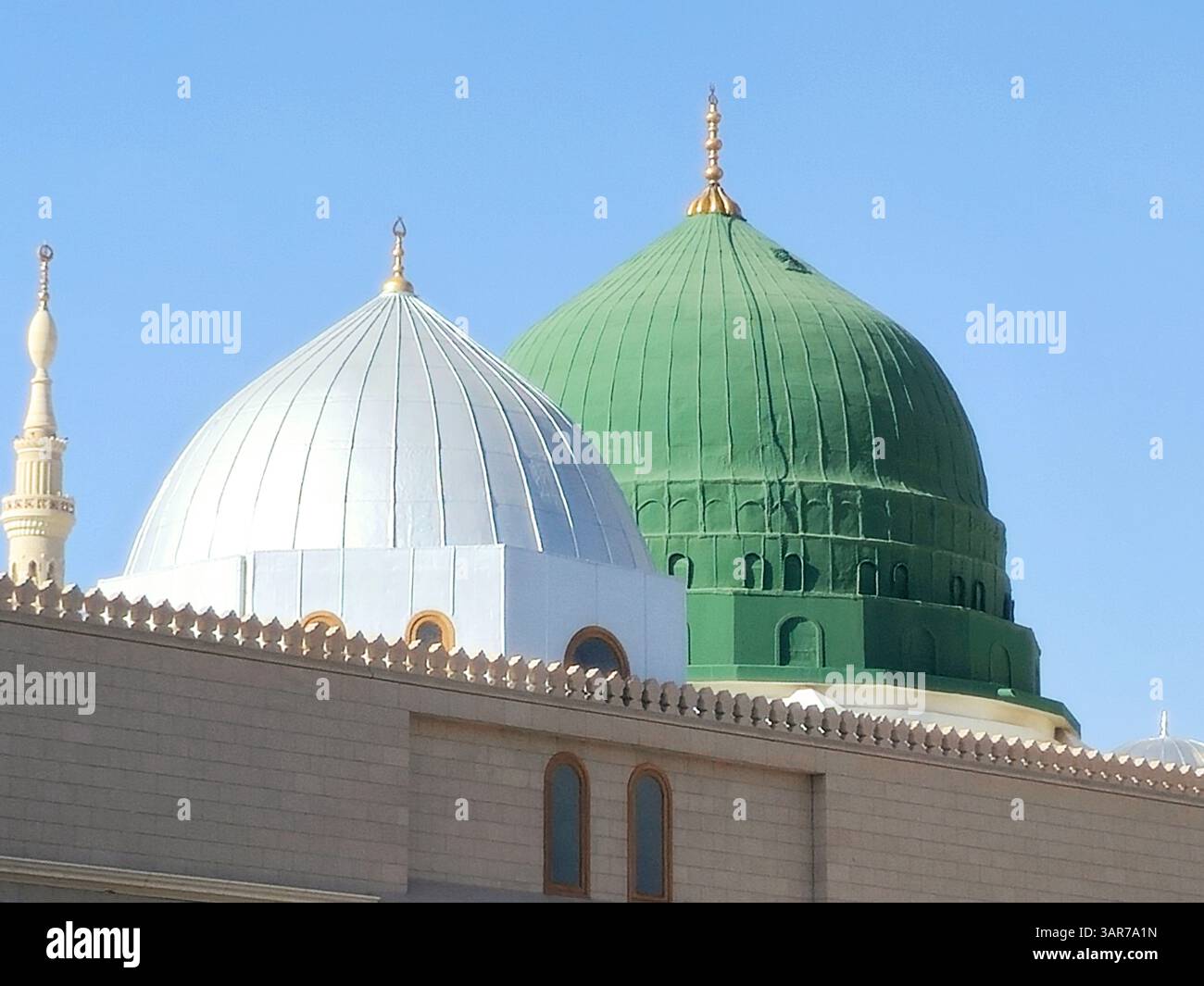 The Prophet's Mosque al-Masjid al-Nabawi, the second mosque built by ...