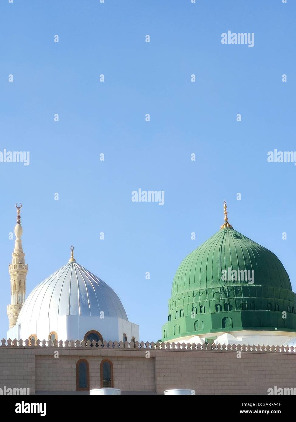 The Prophet's Mosque al-Masjid al-Nabawi, the second mosque built by ...