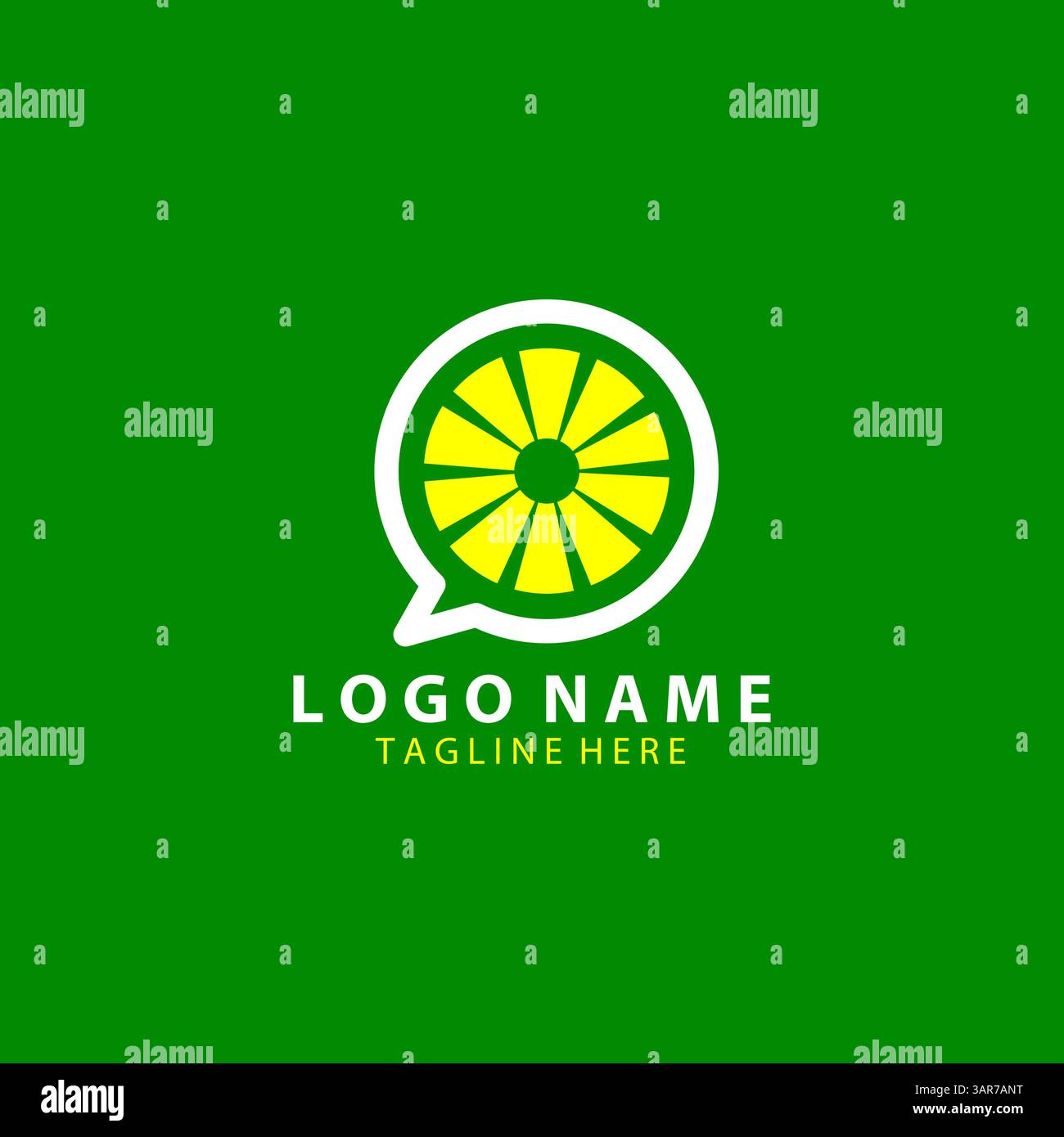 Lemon fruit social media Stock Vector Images - Alamy