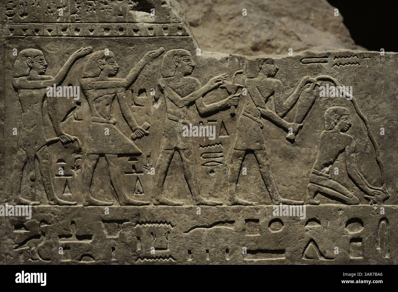 Detail of a fragment from the tomb of Satbahetep and Neferkhaw ...