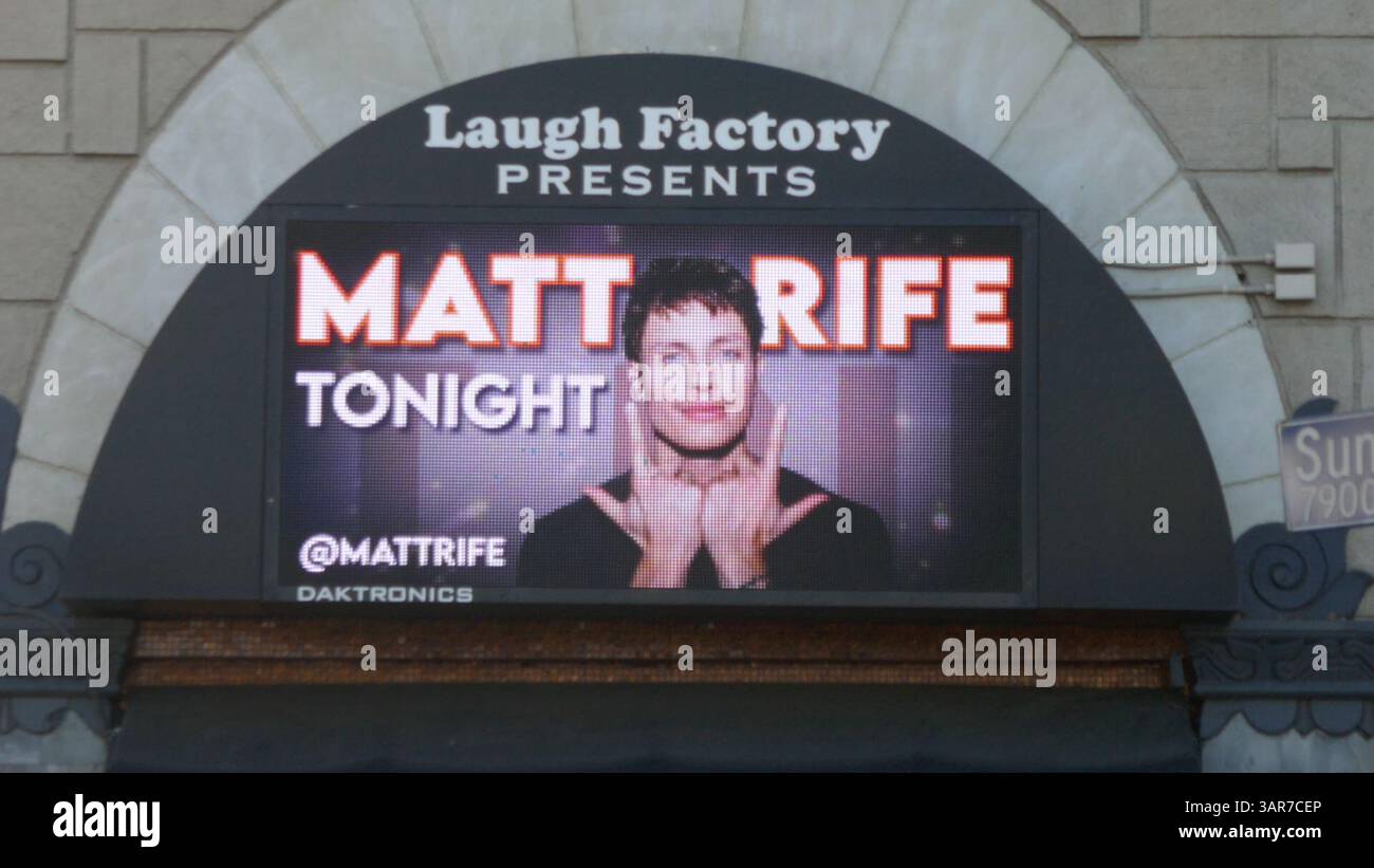 Los Angeles, California, USA 16th April 2025 Comedian Matt Rife Tonight ...