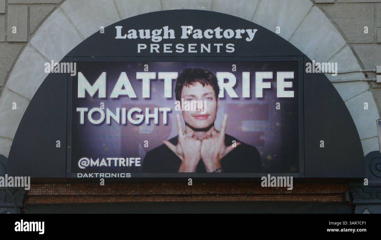 Los Angeles, California, USA 16th April 2025 Comedian Matt Rife Tonight ...